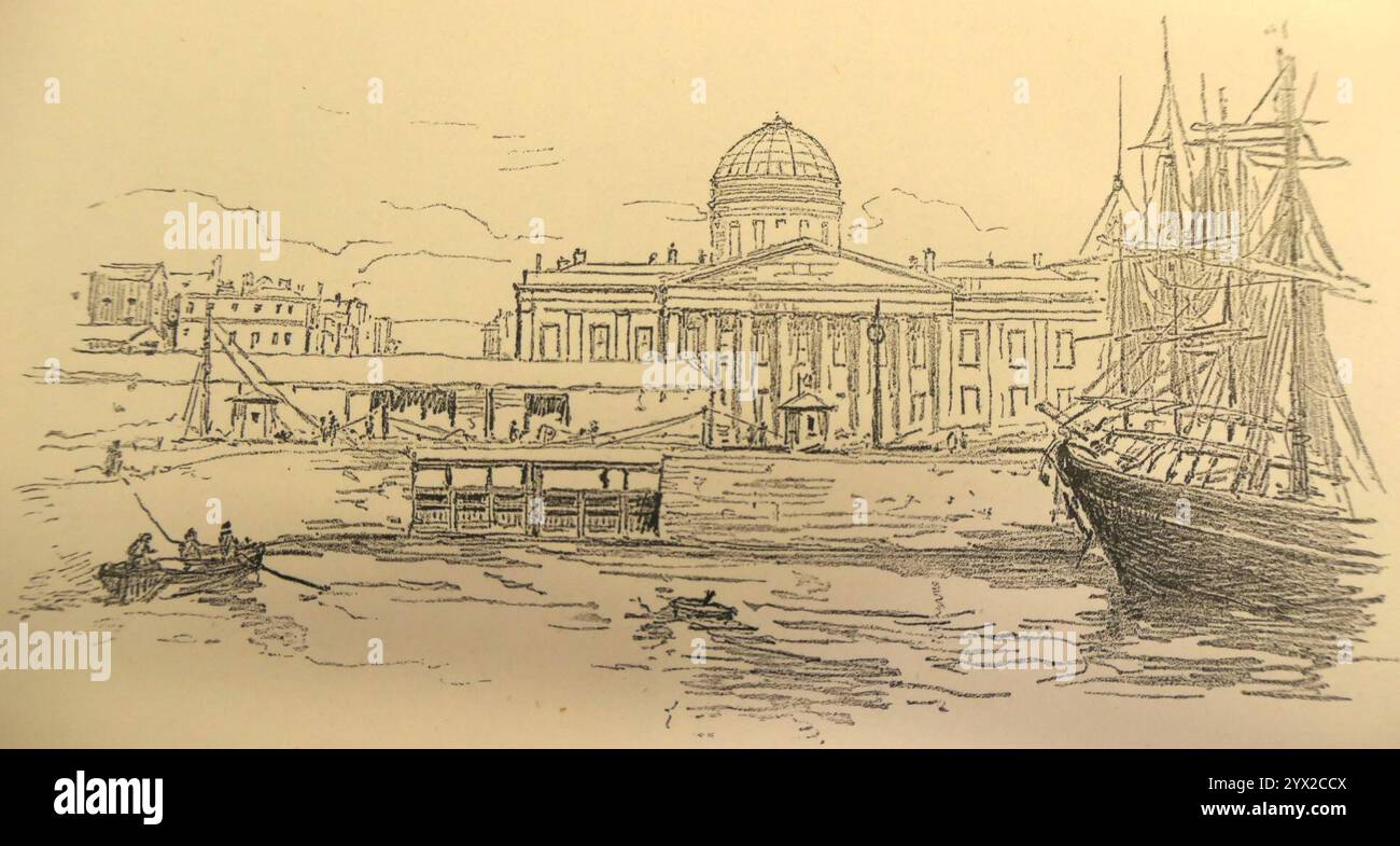 Custom House, Liverpool, c.1892 Stock Photo - Alamy