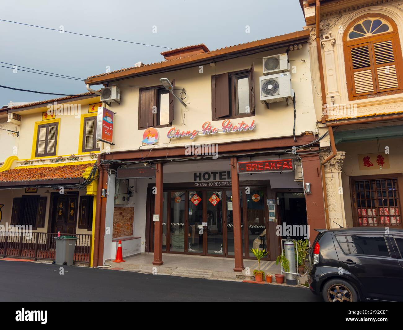 Cheng Ho Residence Hotel on Jalan Tun Tan Cheng Lock Street in historic ...