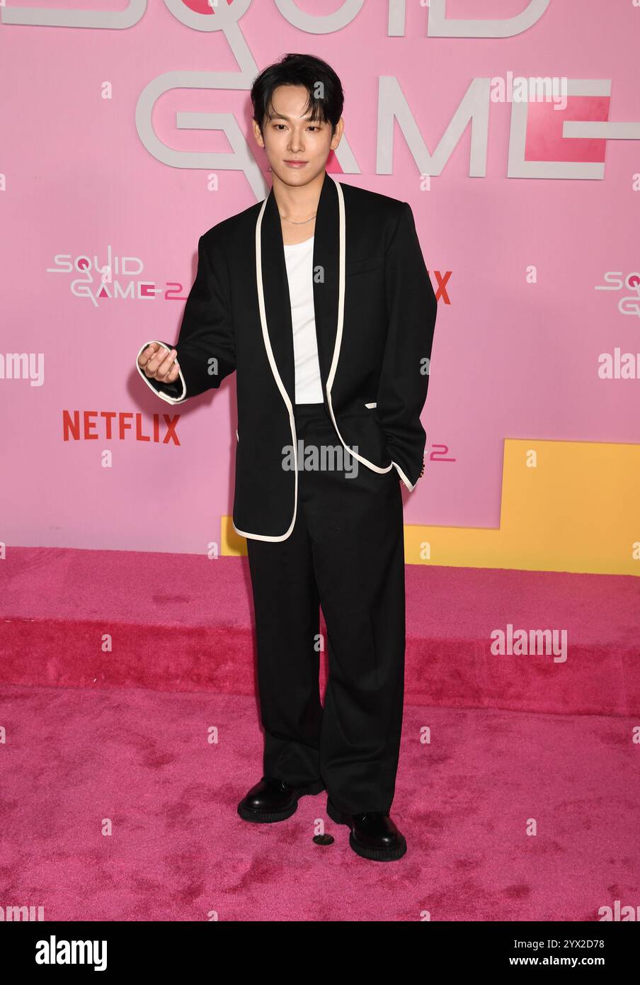 Los Angeles, Ca. 12th Dec, 2024. Yim Si-wan AT THE Netflix Squid Game ...