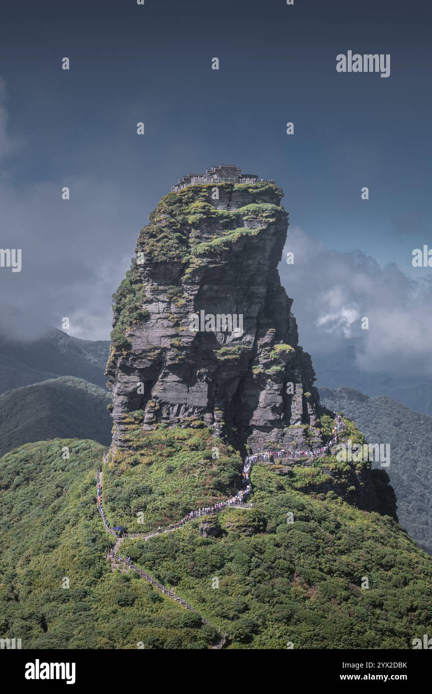The Fanjingshan or Mount Fanjing, located in Tongren, Guizhou province ...
