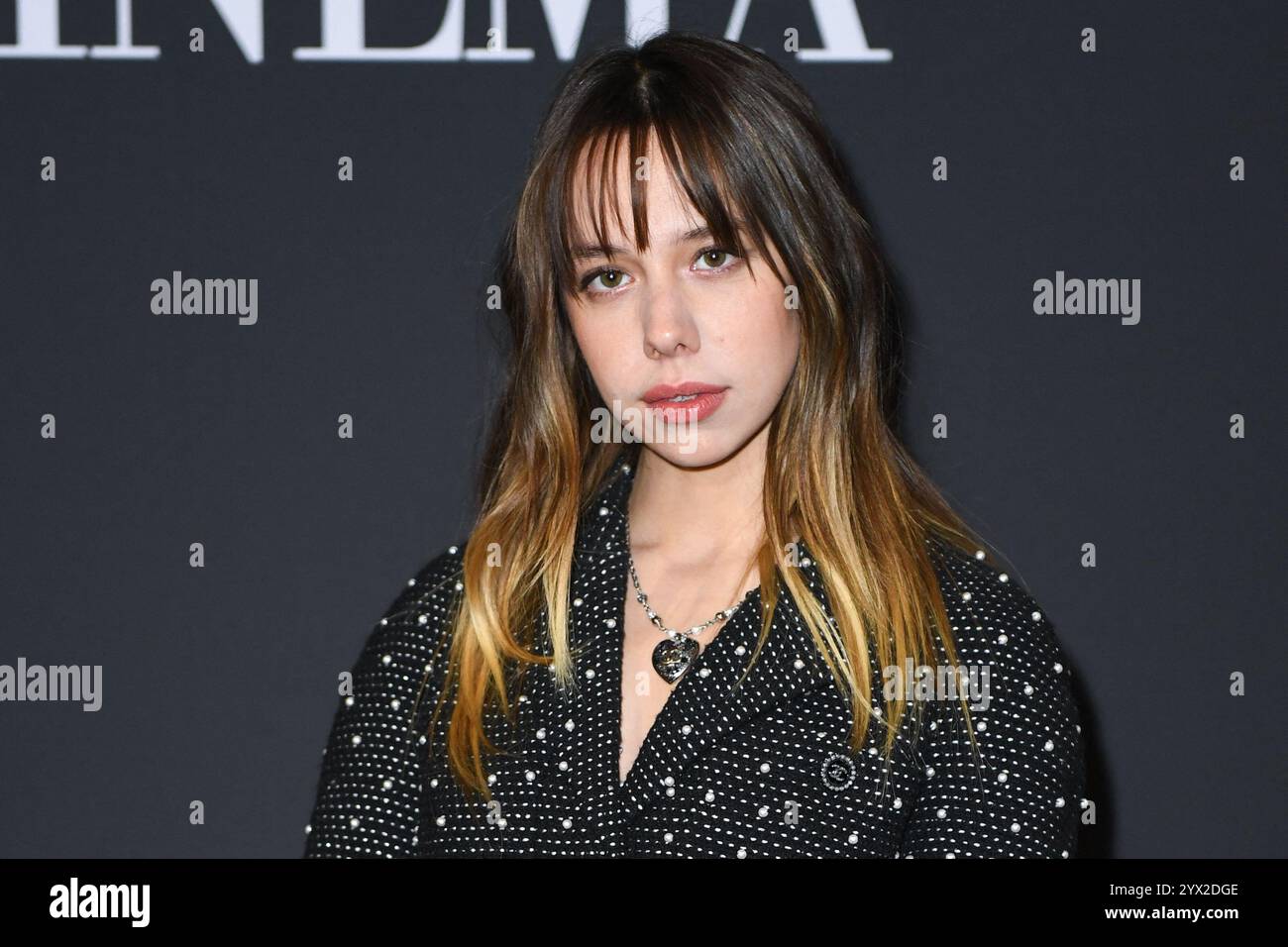Paris, France. 12th Dec, 2024. Kim Higelin attending the Andre Bazin ...