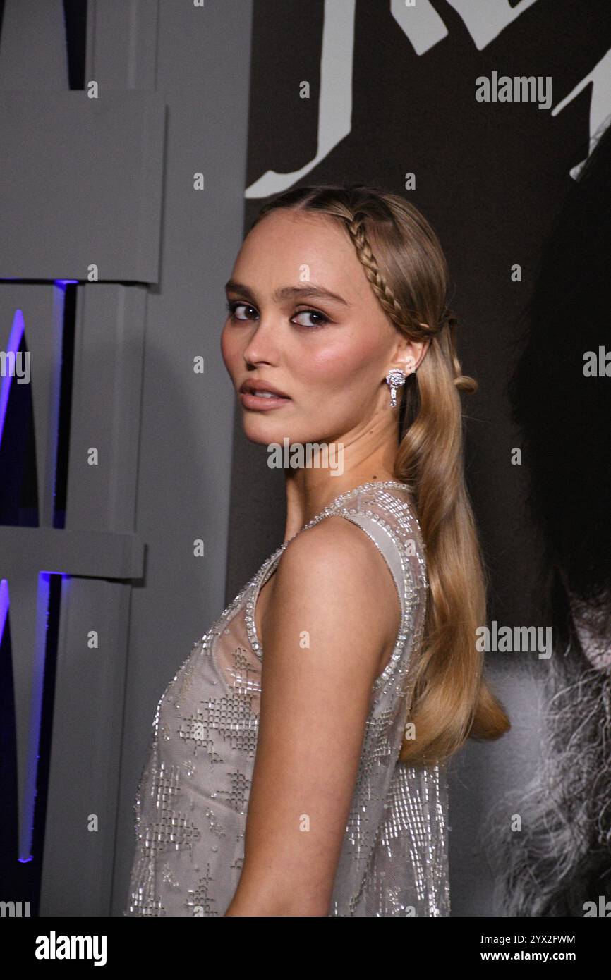 Hollywood, California, USA 12th December 2024 Actress Lily-Rose Depp ...