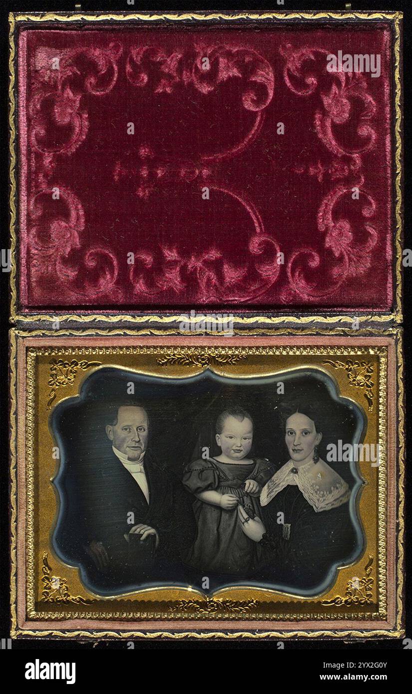 Daguerreotype of The Doty Family by Robert Peckham Stock Photo - Alamy