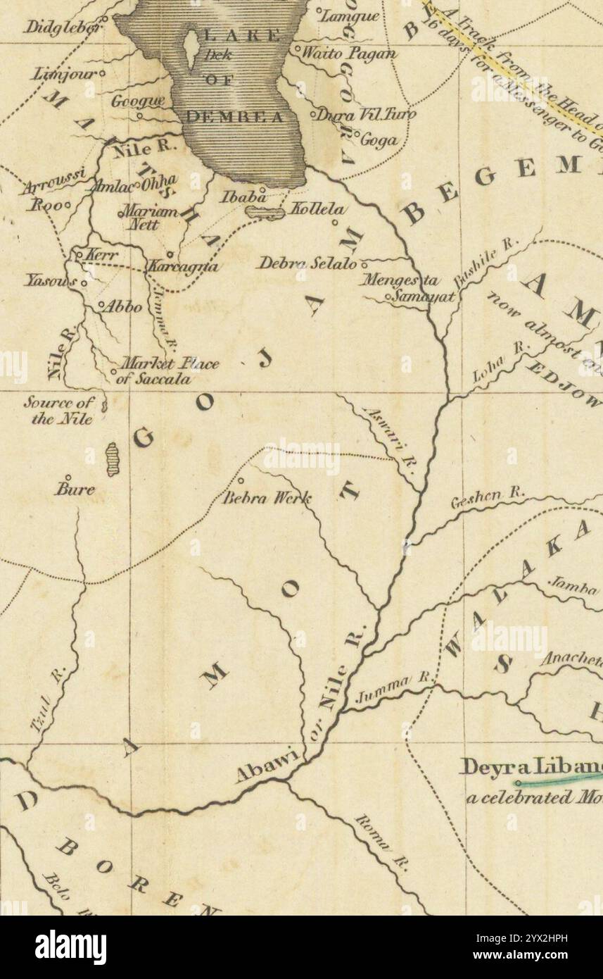 Damot province map Stock Photo - Alamy