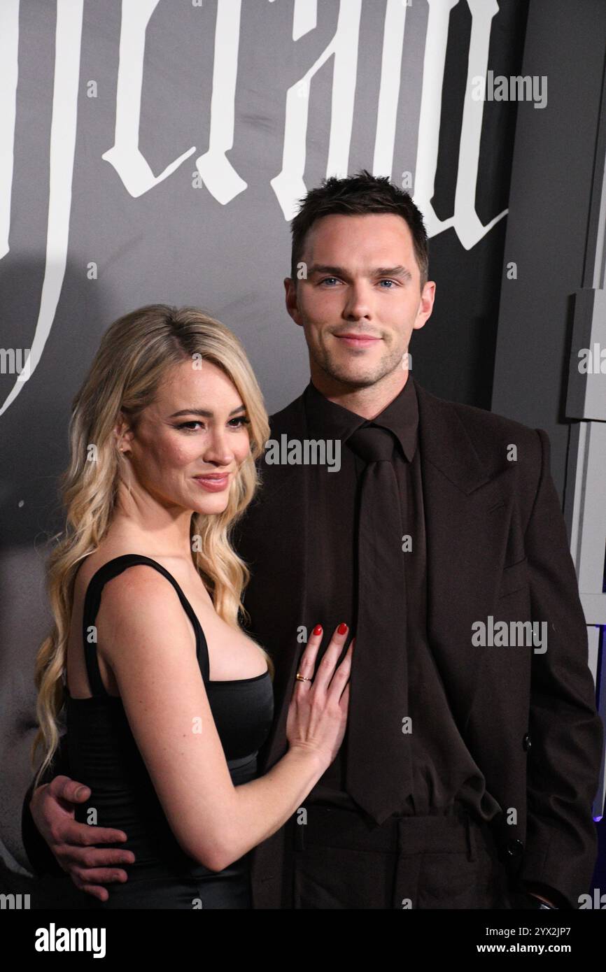 Hollywood, California, USA 12th December 2024 Model Bryana Holly and Actor Nicholas Hoult attend ...