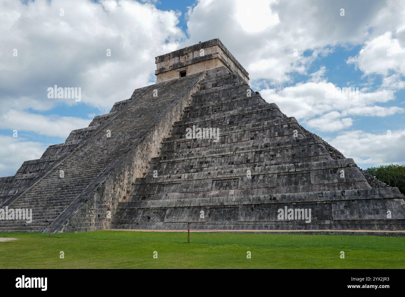 Mayan Chichén-Itzá holy city, now archaeological site, in the heart of ...
