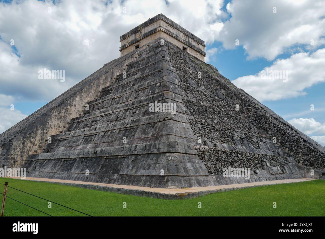 Mayan Chichén-Itzá holy city, now archaeological site, in the heart of ...