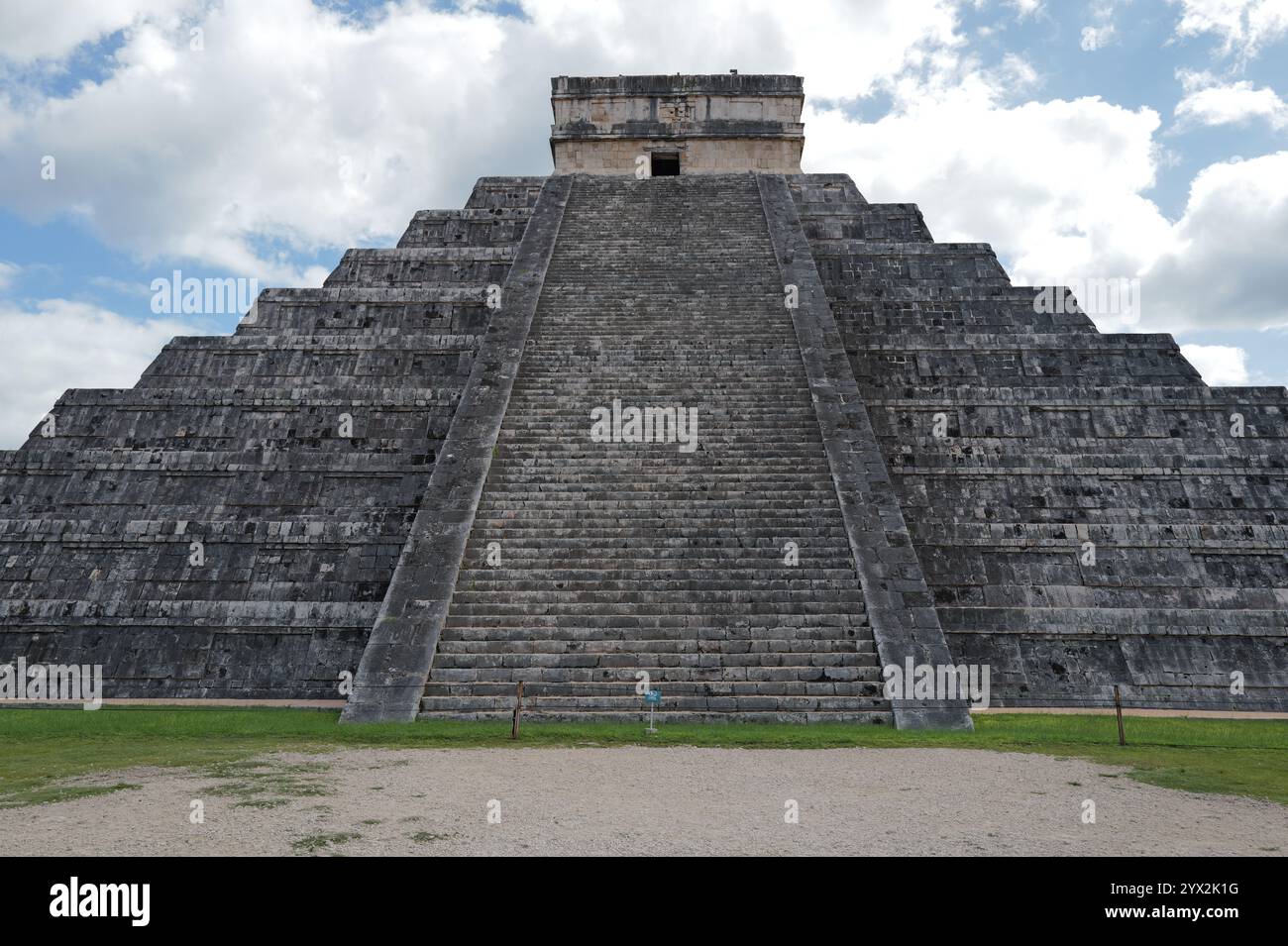 Mayan Chichén-Itzá holy city, now archaeological site, in the heart of ...