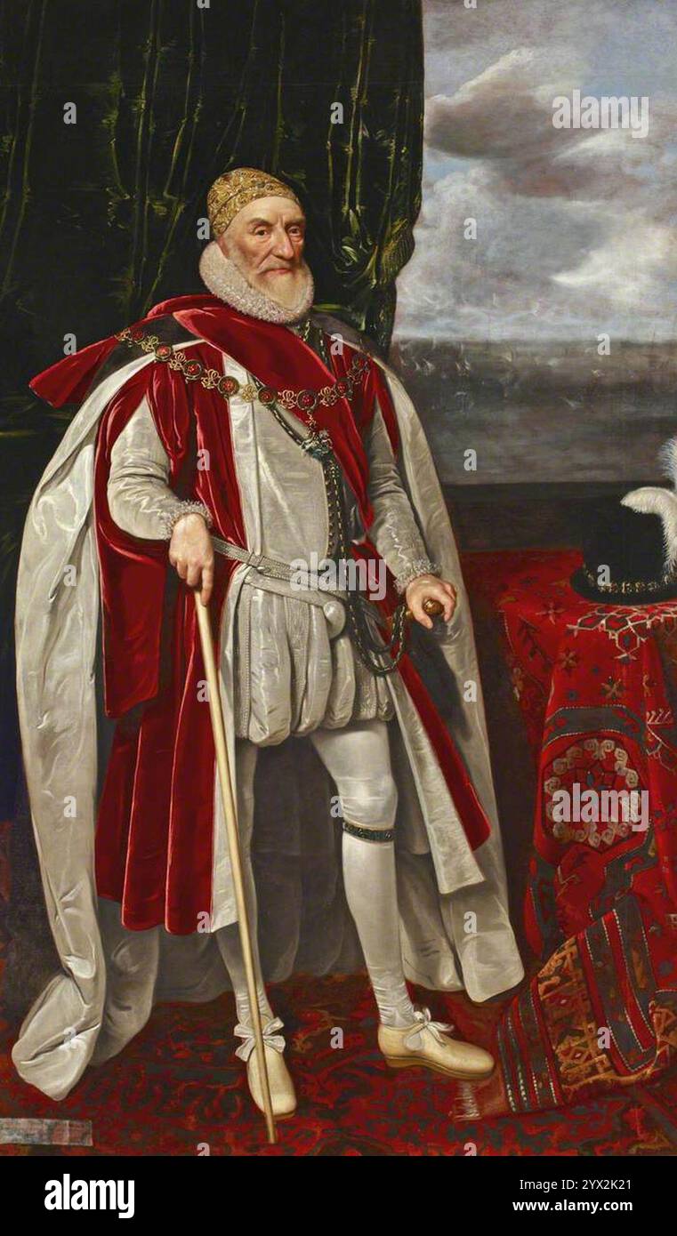 Daniel Mytens (c.1590-1647) - Charles Howard (1536–1624), 1st Earl of ...