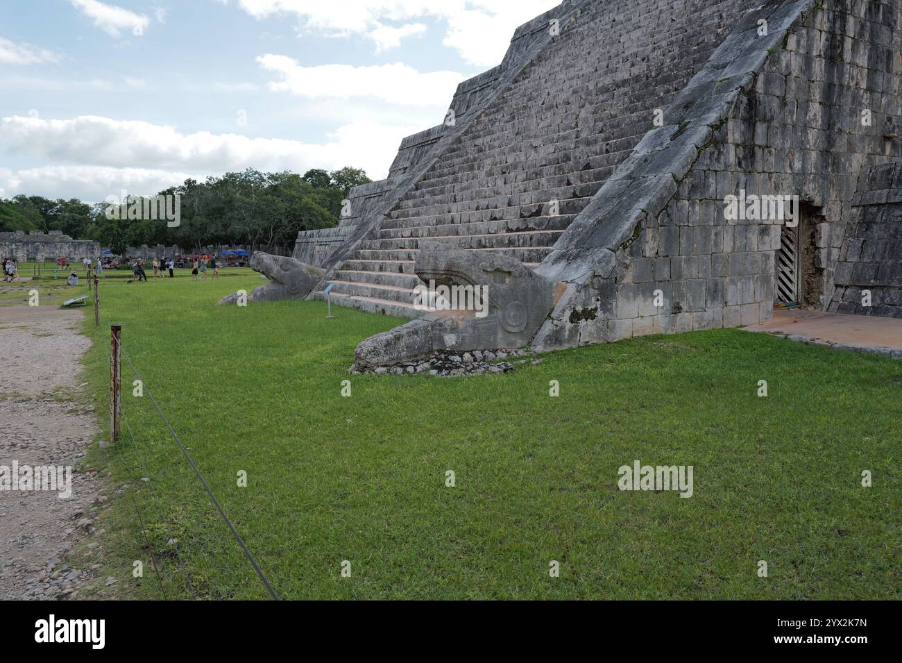 Mayan Chichén-Itzá holy city, now archaeological site, in the heart of ...