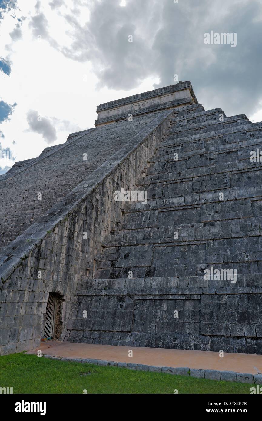 Mayan Chichén-Itzá holy city, now archaeological site, in the heart of ...