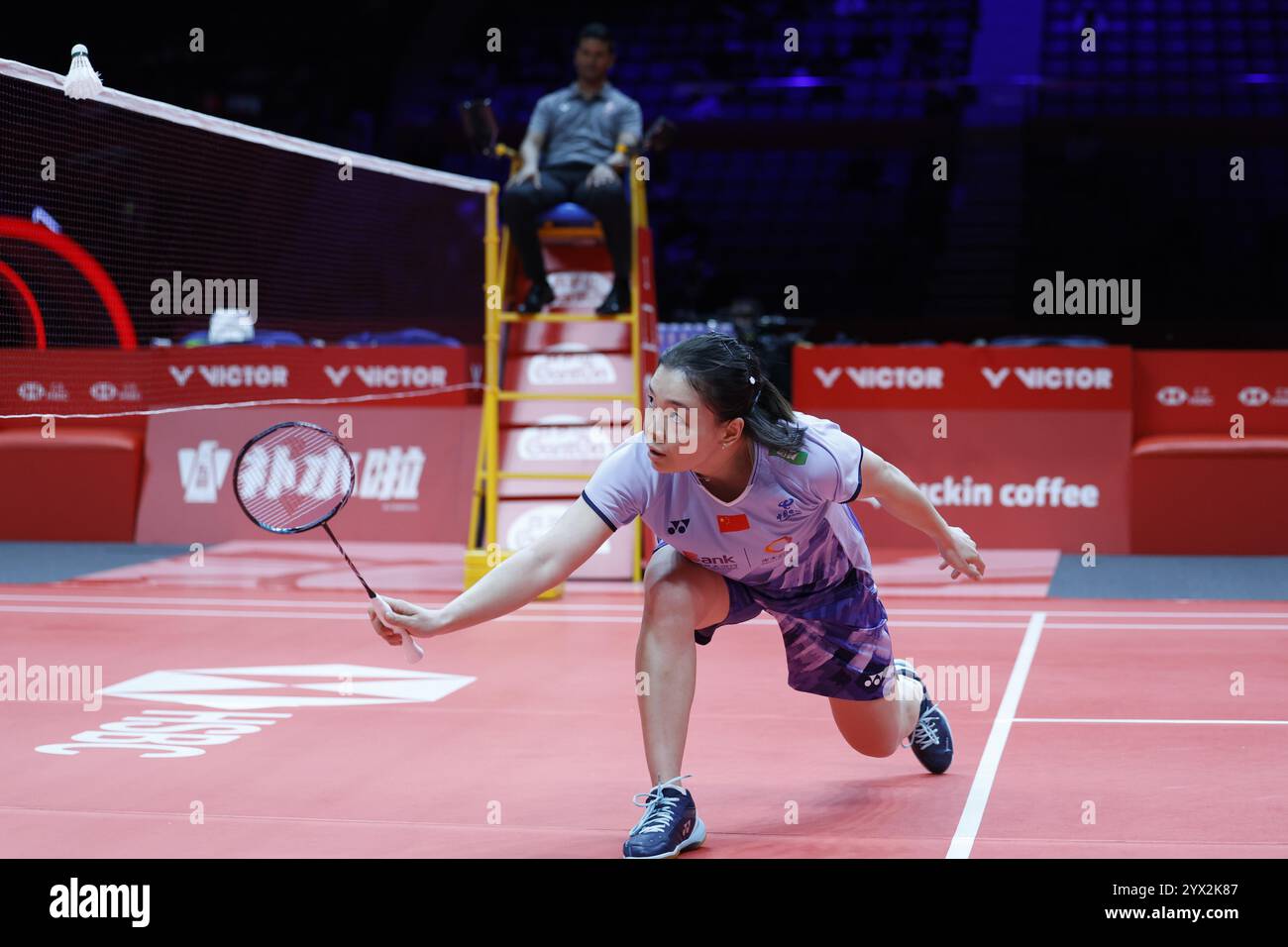 **CHINESE MAINLAND, HONG KONG, MACAU AND TAIWAN OUT** Chinese badminton ...