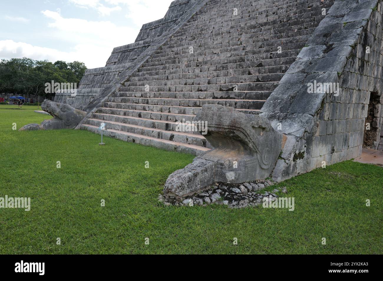 Mayan Chichén-Itzá holy city, now archaeological site, in the heart of ...