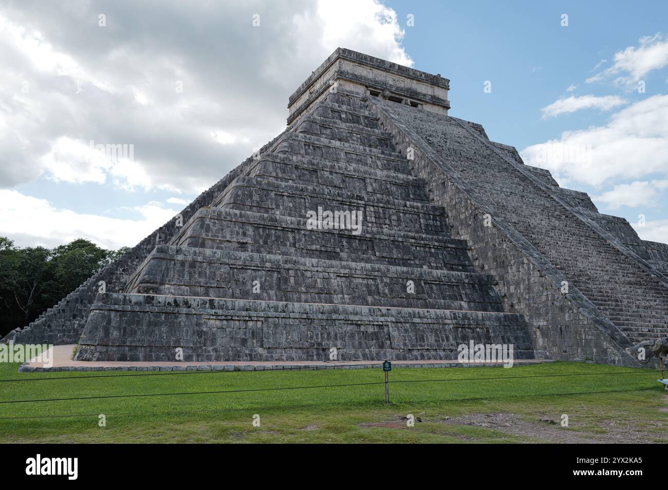 Mayan Chichén-Itzá holy city, now archaeological site, in the heart of ...
