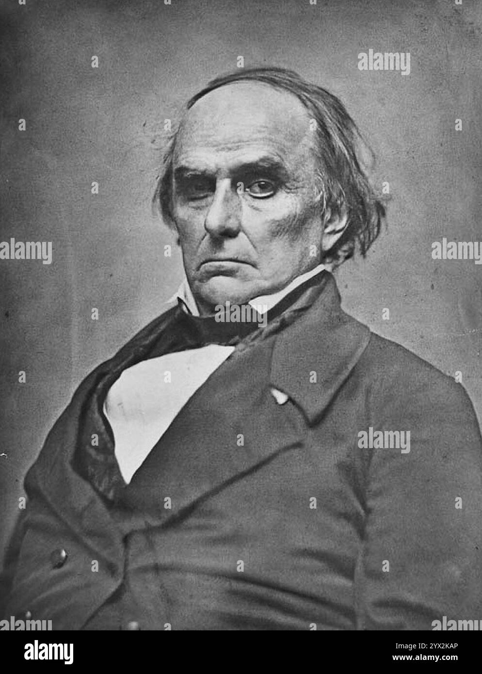 Daniel Webster Photograph edited Stock Photo - Alamy