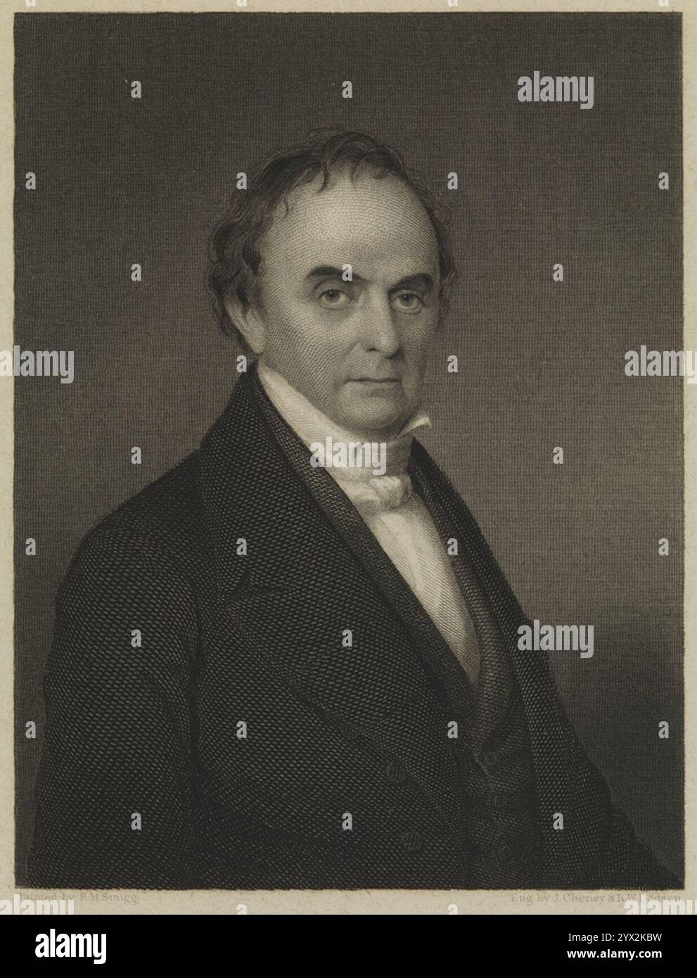 Daniel Webster, by John Cheney and Richard W. Dodson, after Richard ...