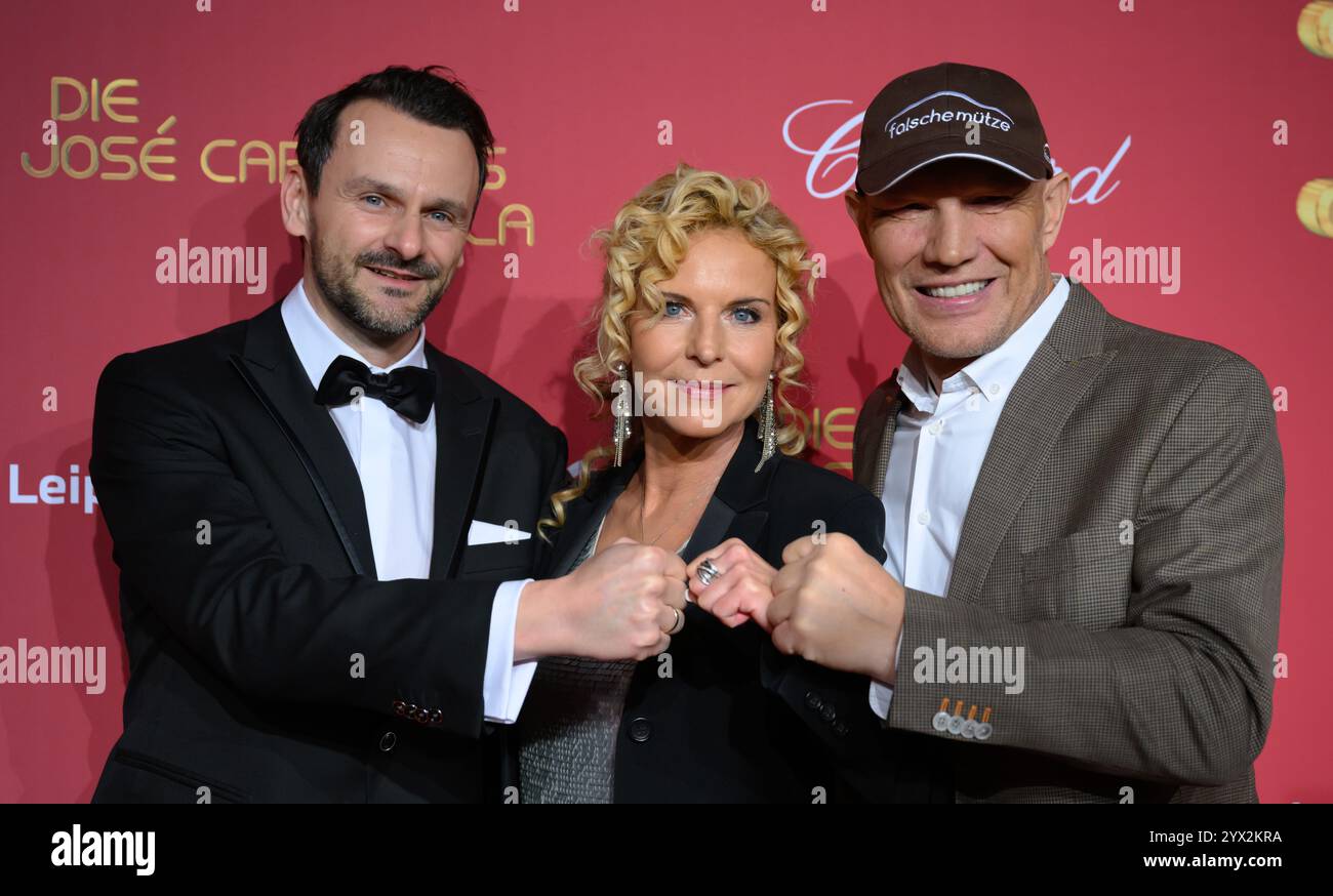 12 December 2024, Saxony, Leipzig: Presenter Victoria Herrmann and ...