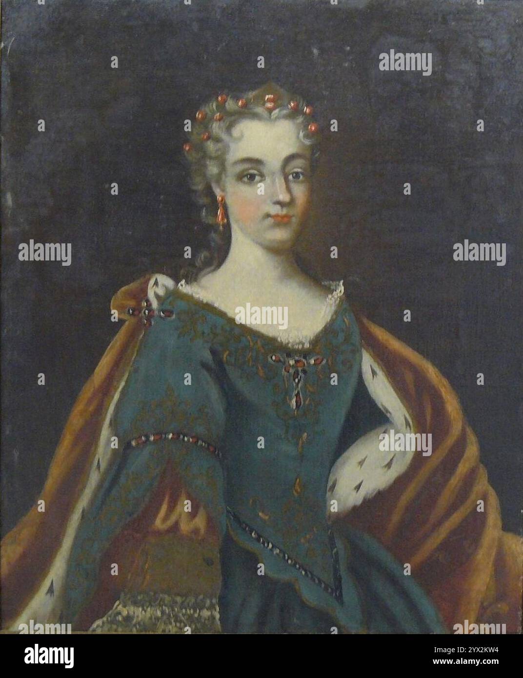 Dans le goût de Jean-Baptiste Van Loo - Portrait de Marie-Anne Roque ...