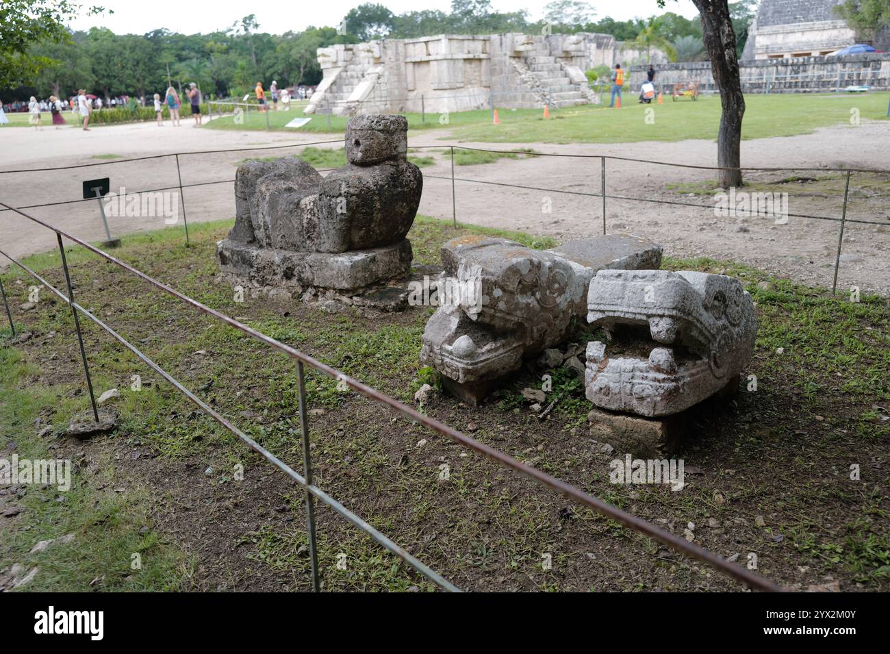 Mayan Chichén-Itzá holy city, now archaeological site, in the heart of ...