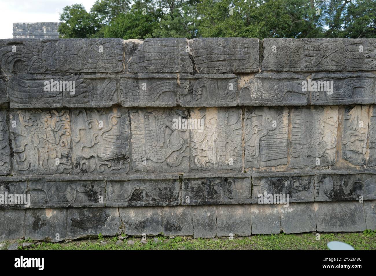 Mayan Chichén-Itzá holy city, now archaeological site, in the heart of ...