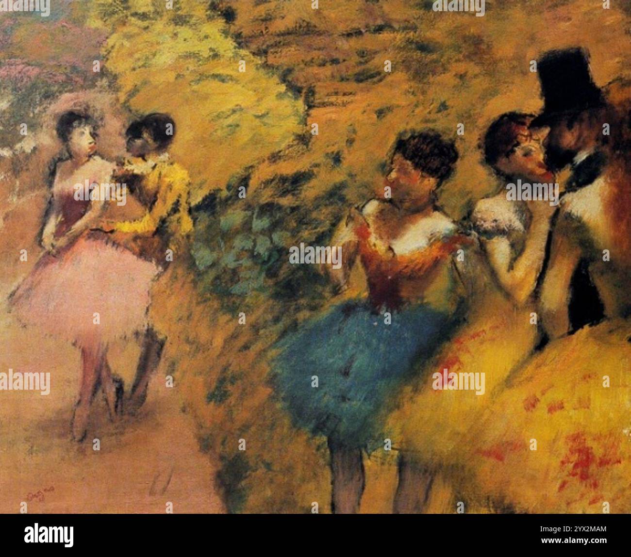 Danseuses dans les coulisses de l’Opéra 341 Stock Photo - Alamy