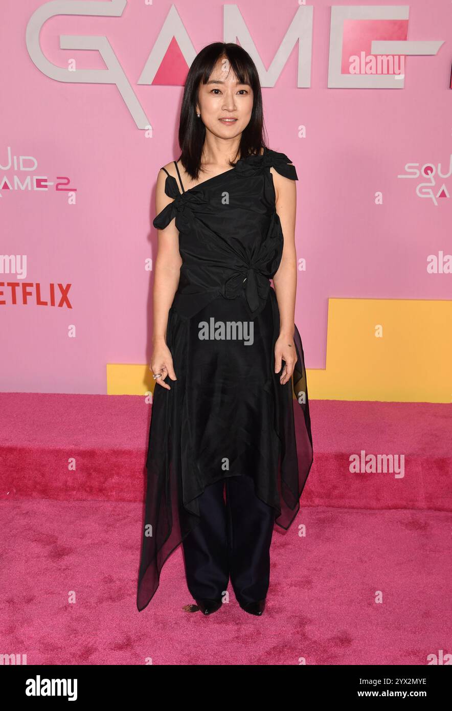 Los Angeles, Ca. 12th Dec, 2024. Kim Ji-yeon at the Netflix Squid Game ...