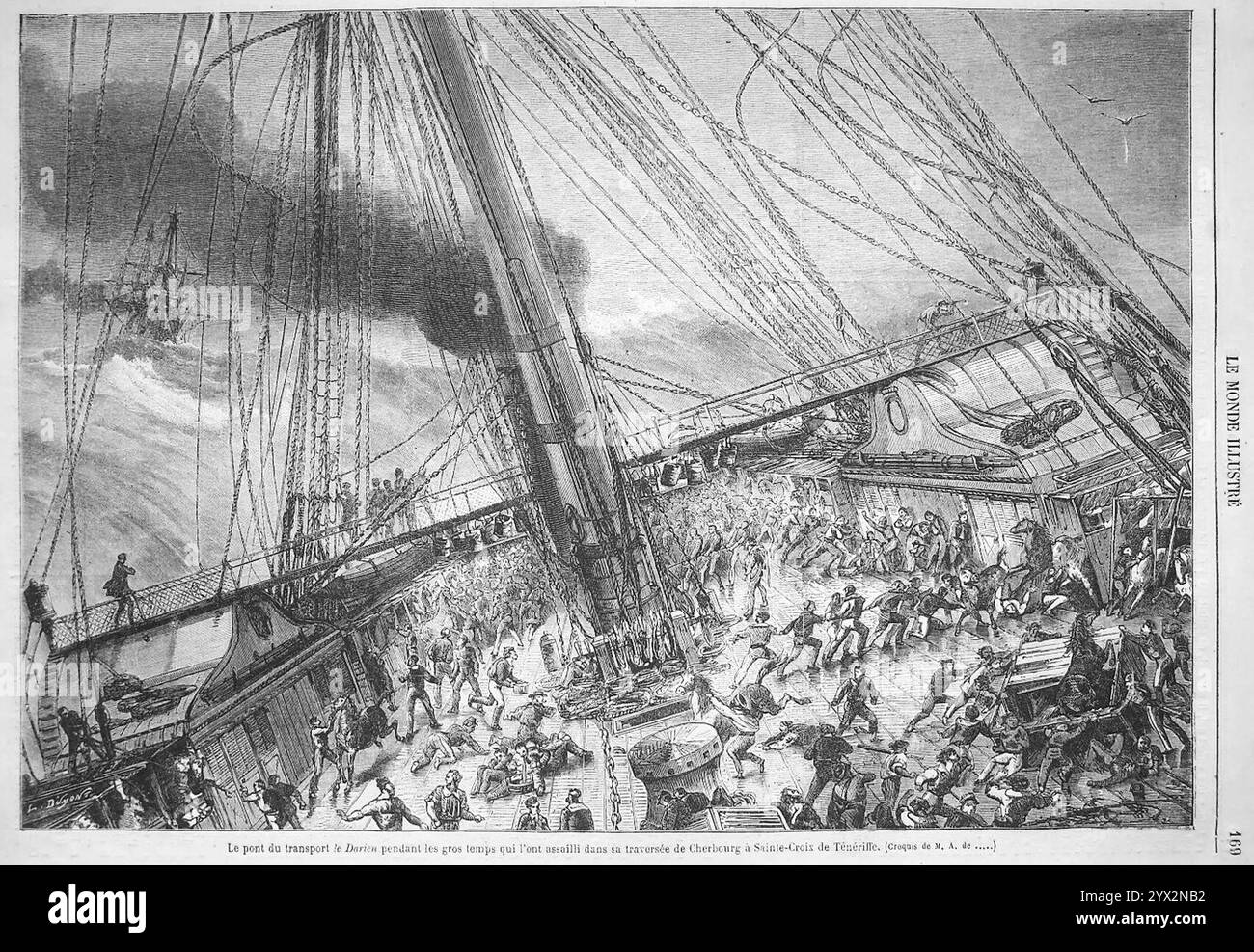 Darien le monde illustré Stock Photo - Alamy