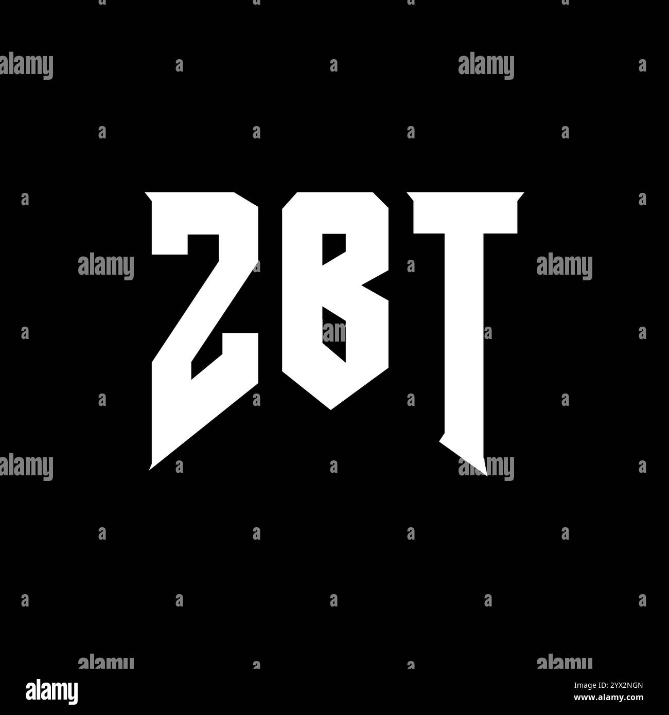 Zbt logo design hi-res stock photography and images - Alamy