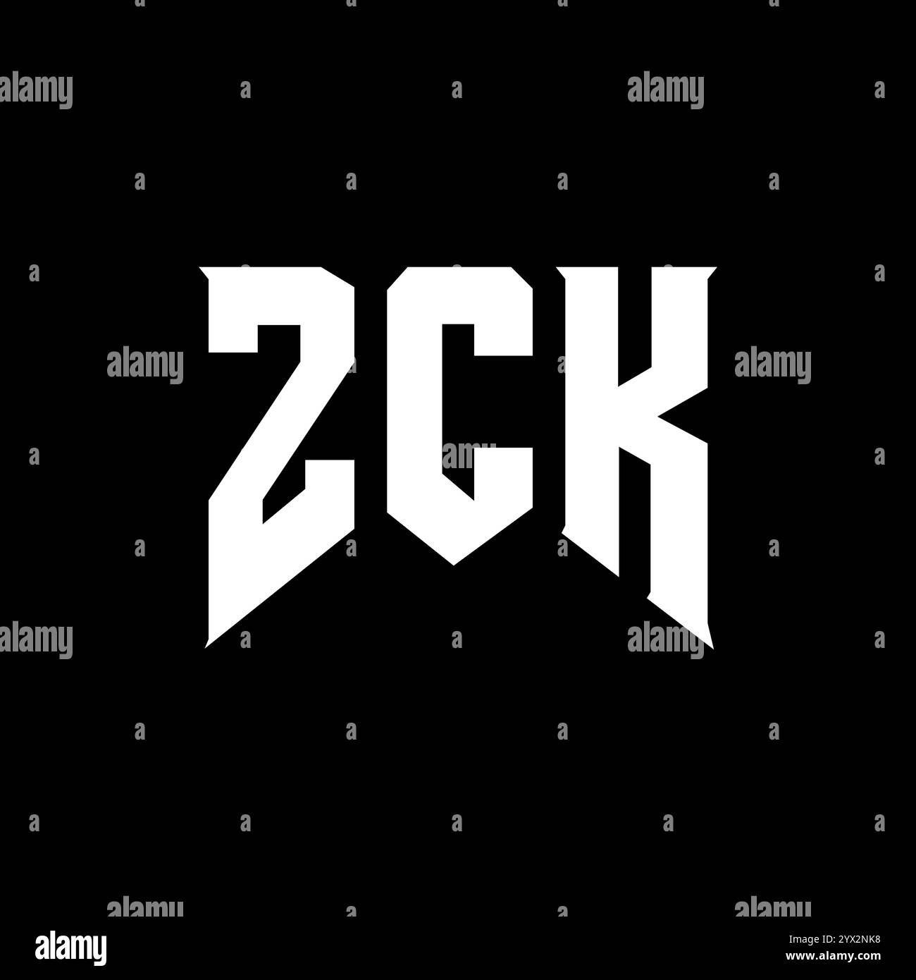 Zck logo design hi-res stock photography and images - Alamy