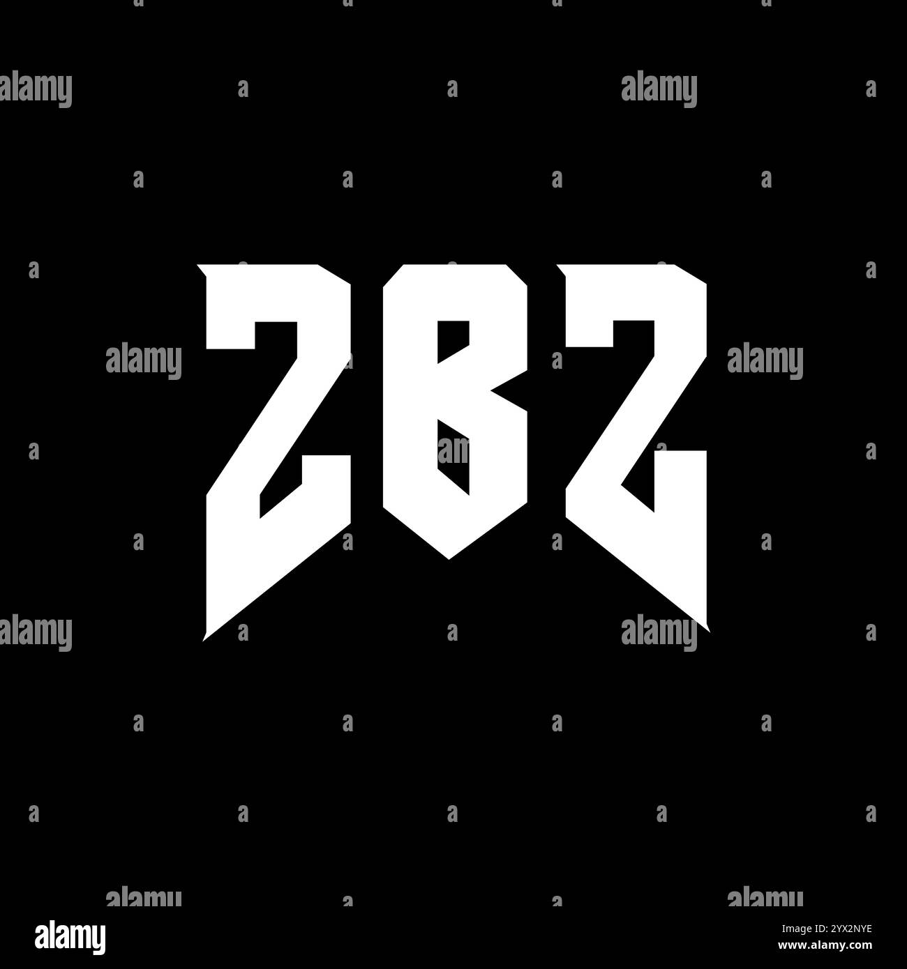 Zbz logo design Black and White Stock Photos & Images - Alamy