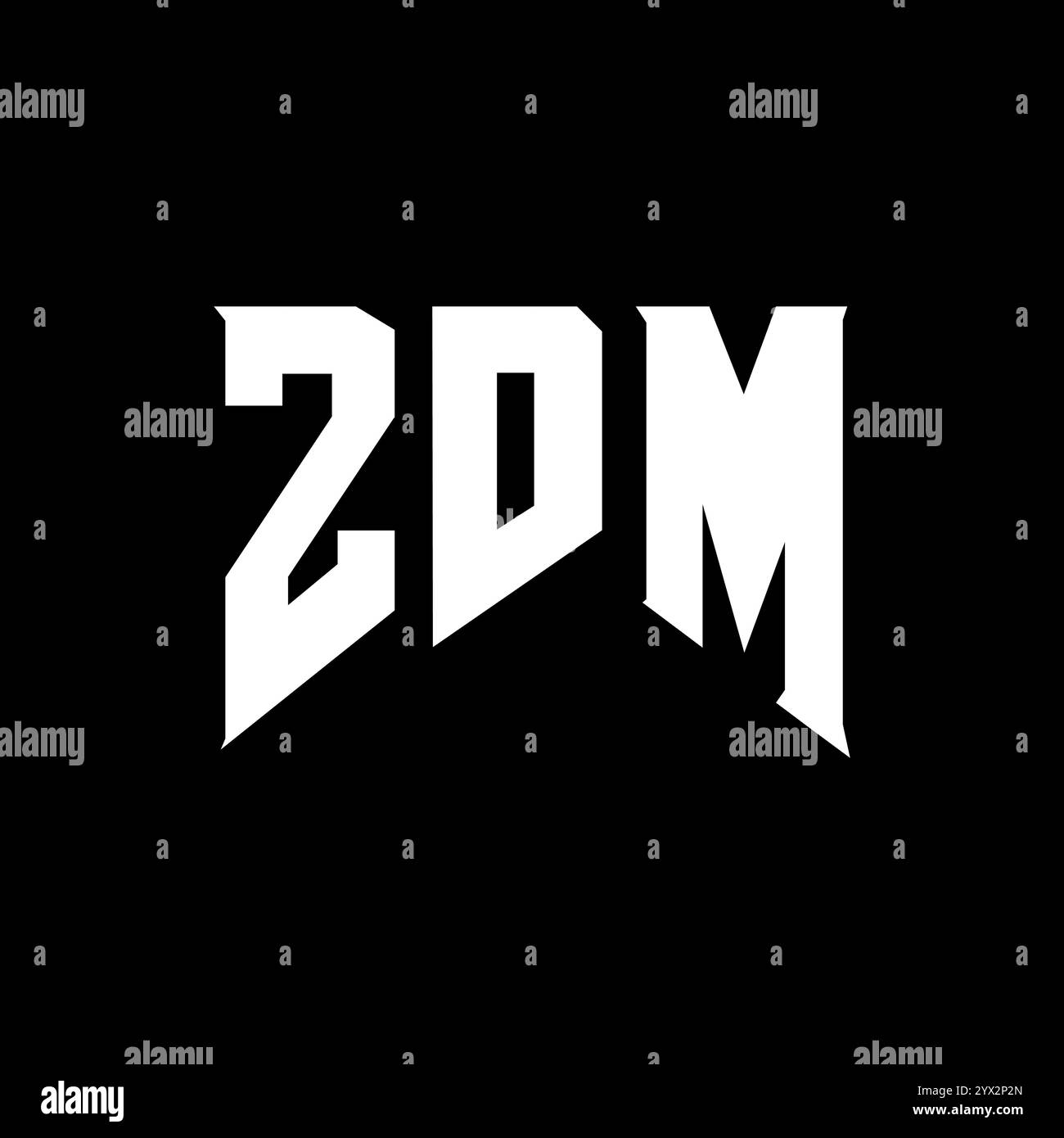 Zdm logo design hi-res stock photography and images - Alamy