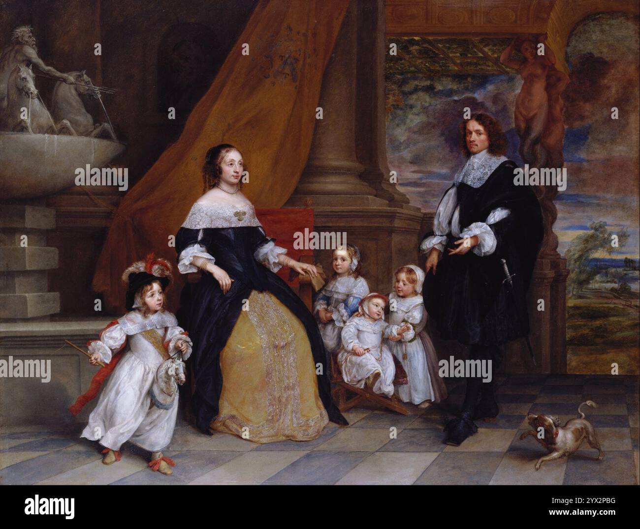The family of jan baptista anthoine hi-res stock photography and images ...