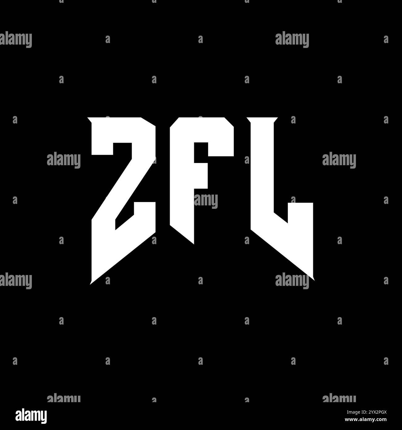 Zfl logo design hi-res stock photography and images - Alamy