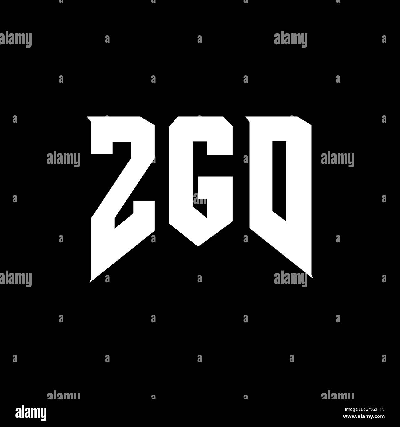 Zgd logo design hi-res stock photography and images - Alamy