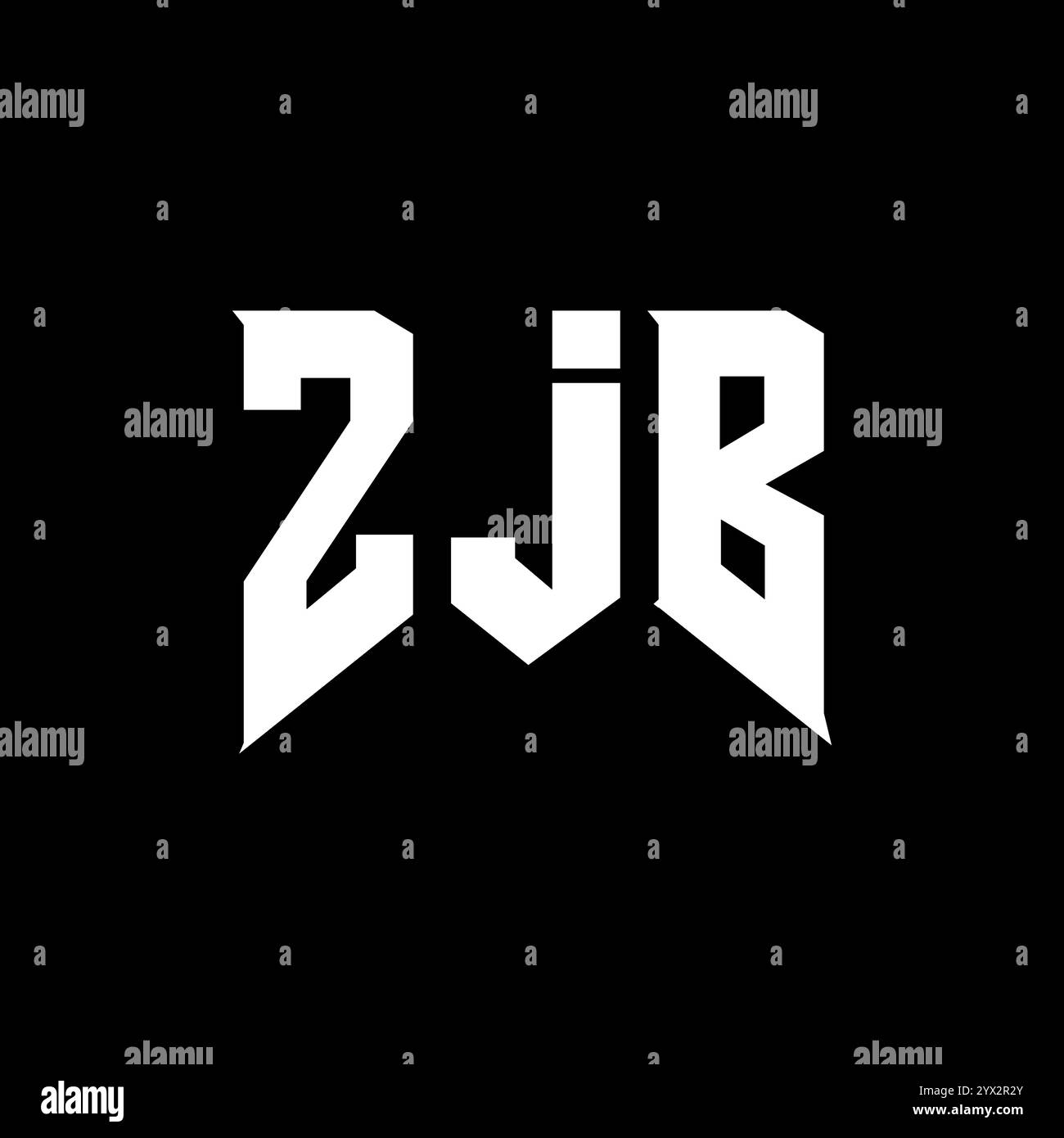 Zjb logo design hi-res stock photography and images - Alamy