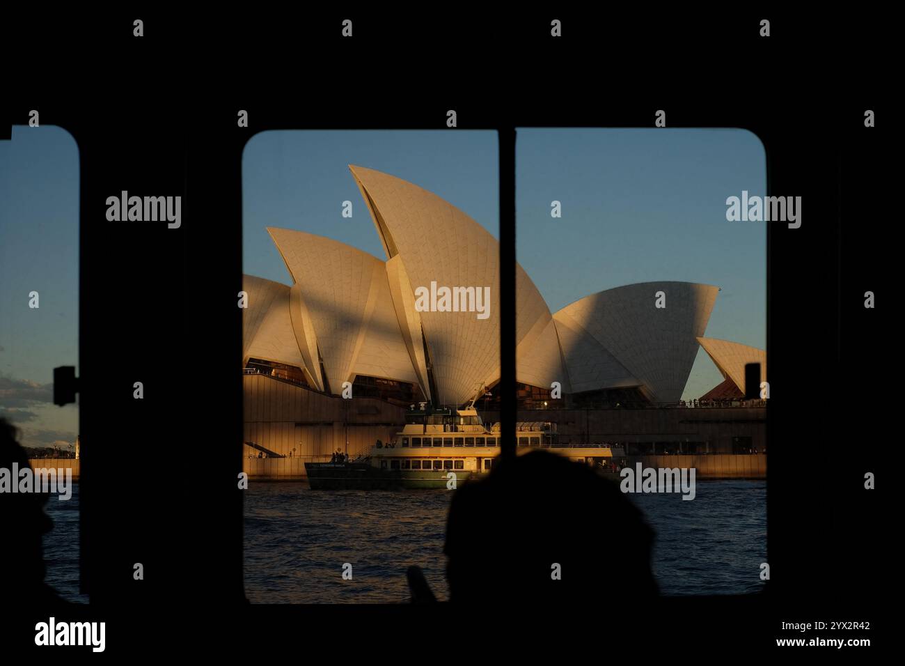 Sydney Opera House sails in beautiful warm late afternoon light seen ...