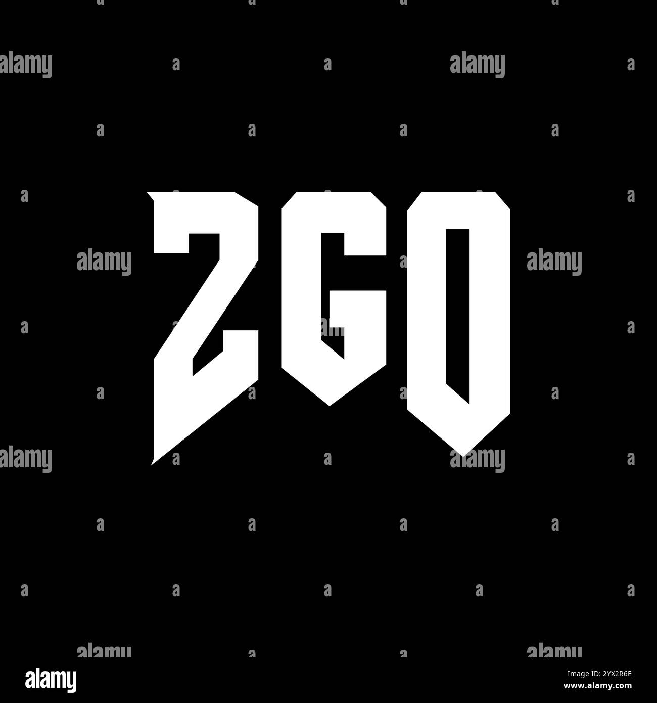 Zgo logo design hi-res stock photography and images - Alamy