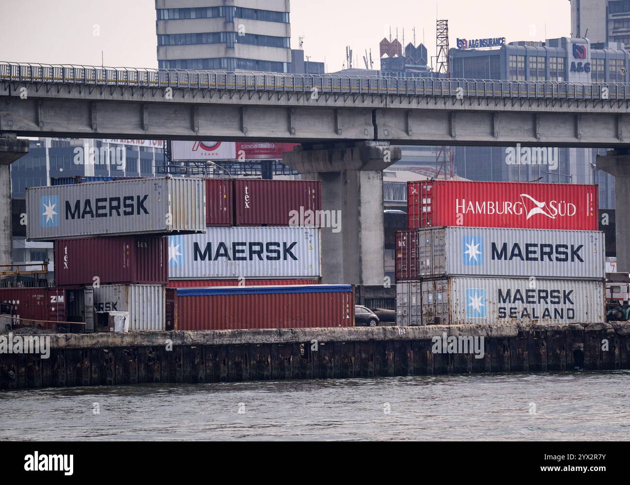 Lagos port containers hi-res stock photography and images - Alamy