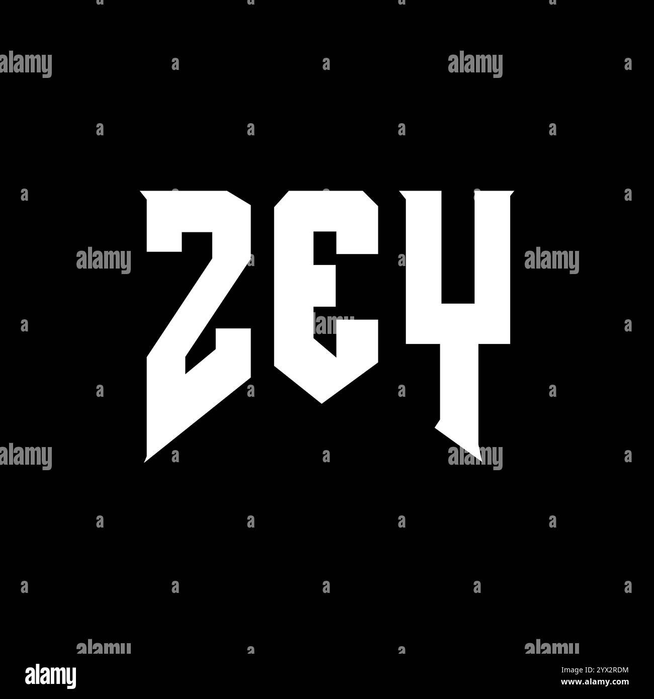 Zey logo Black and White Stock Photos & Images - Alamy