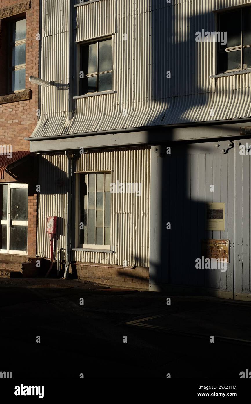 Architectural details of industrial workshops on Cockatoo Island ...