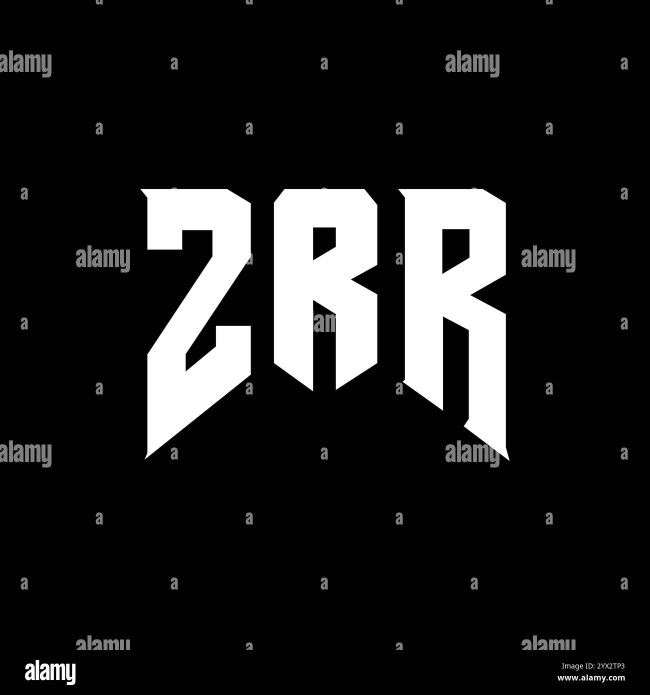 Zrr logo design hi-res stock photography and images - Alamy