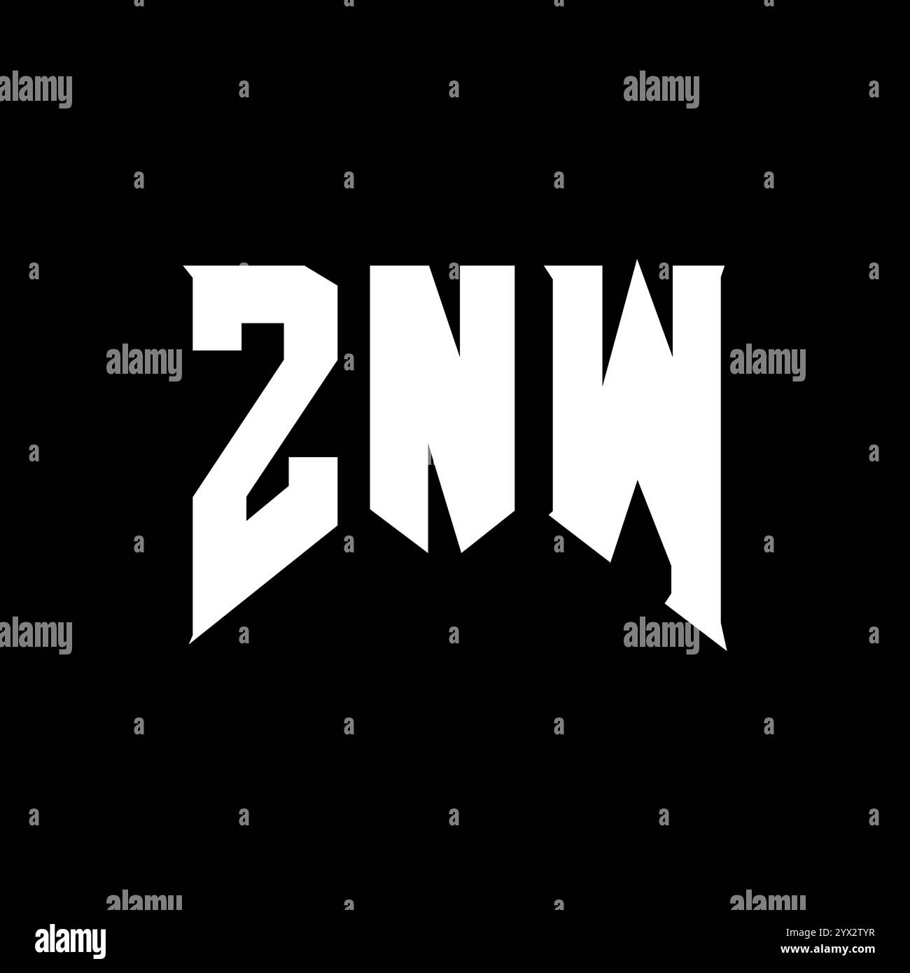 Znw business company logo hi-res stock photography and images - Alamy