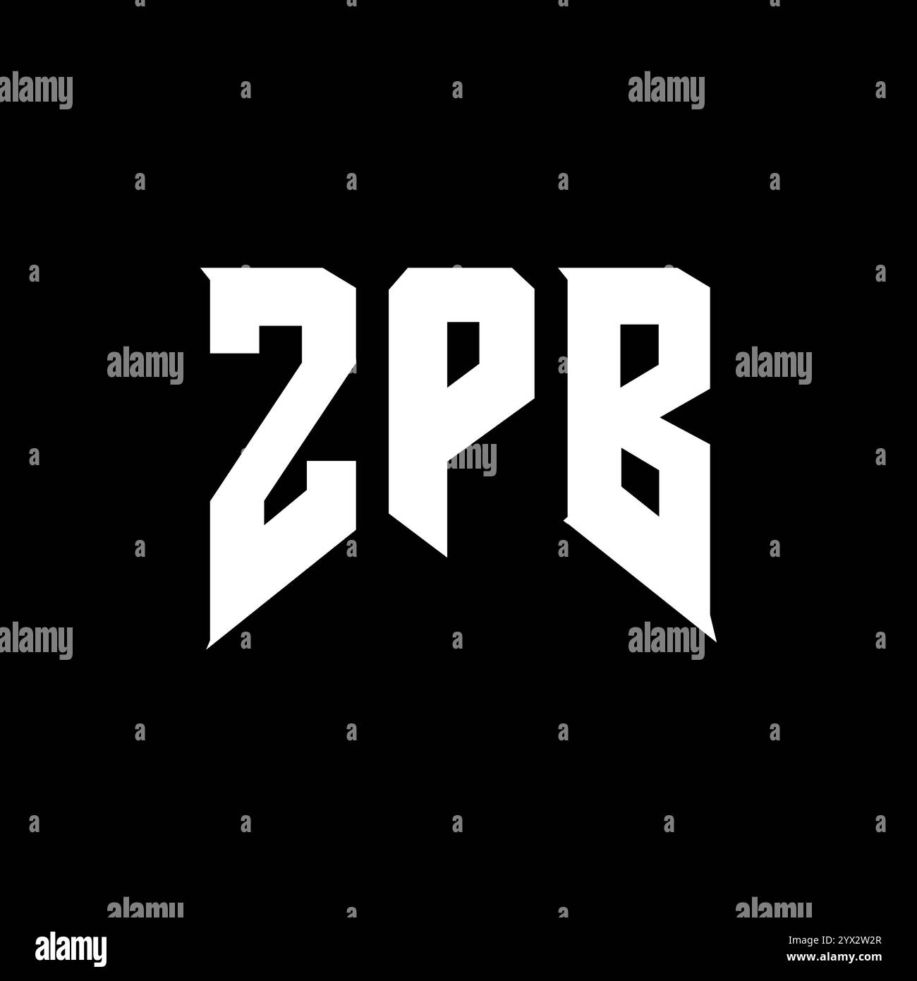 Zpb logo design hi-res stock photography and images - Alamy