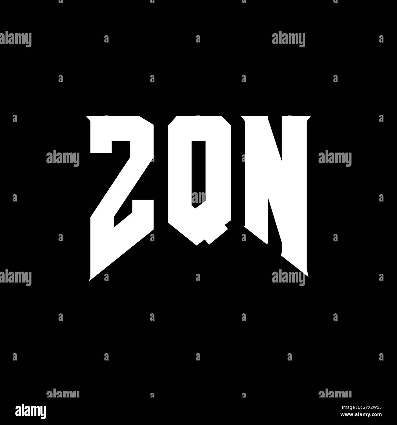 Zqn logo design hi-res stock photography and images - Alamy