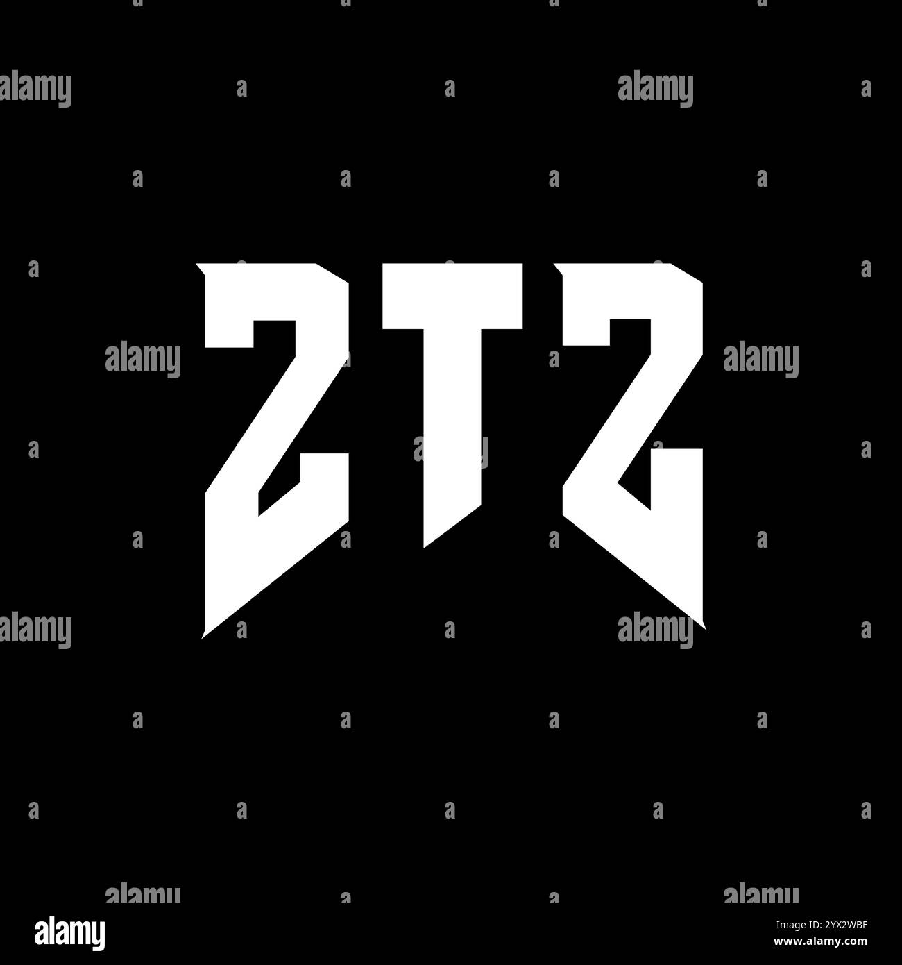 Ztz logo design hi-res stock photography and images - Alamy