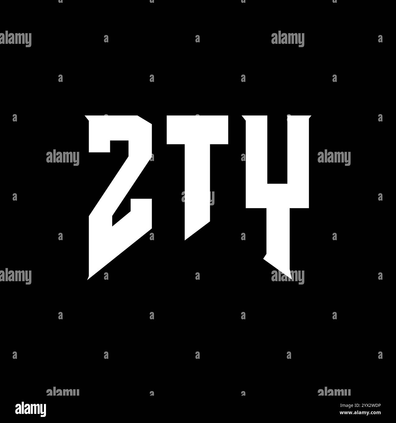 Zty alphabet Stock Vector Images - Alamy