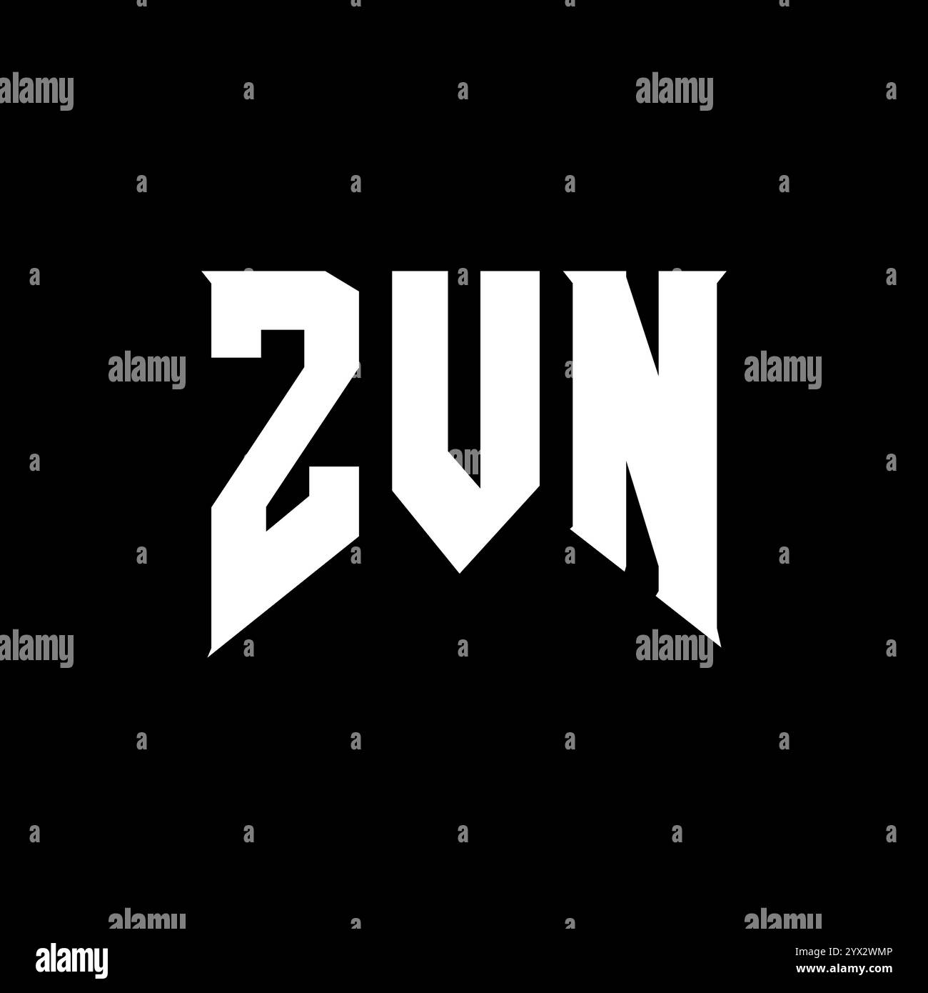 Zvn logo design hi-res stock photography and images - Alamy