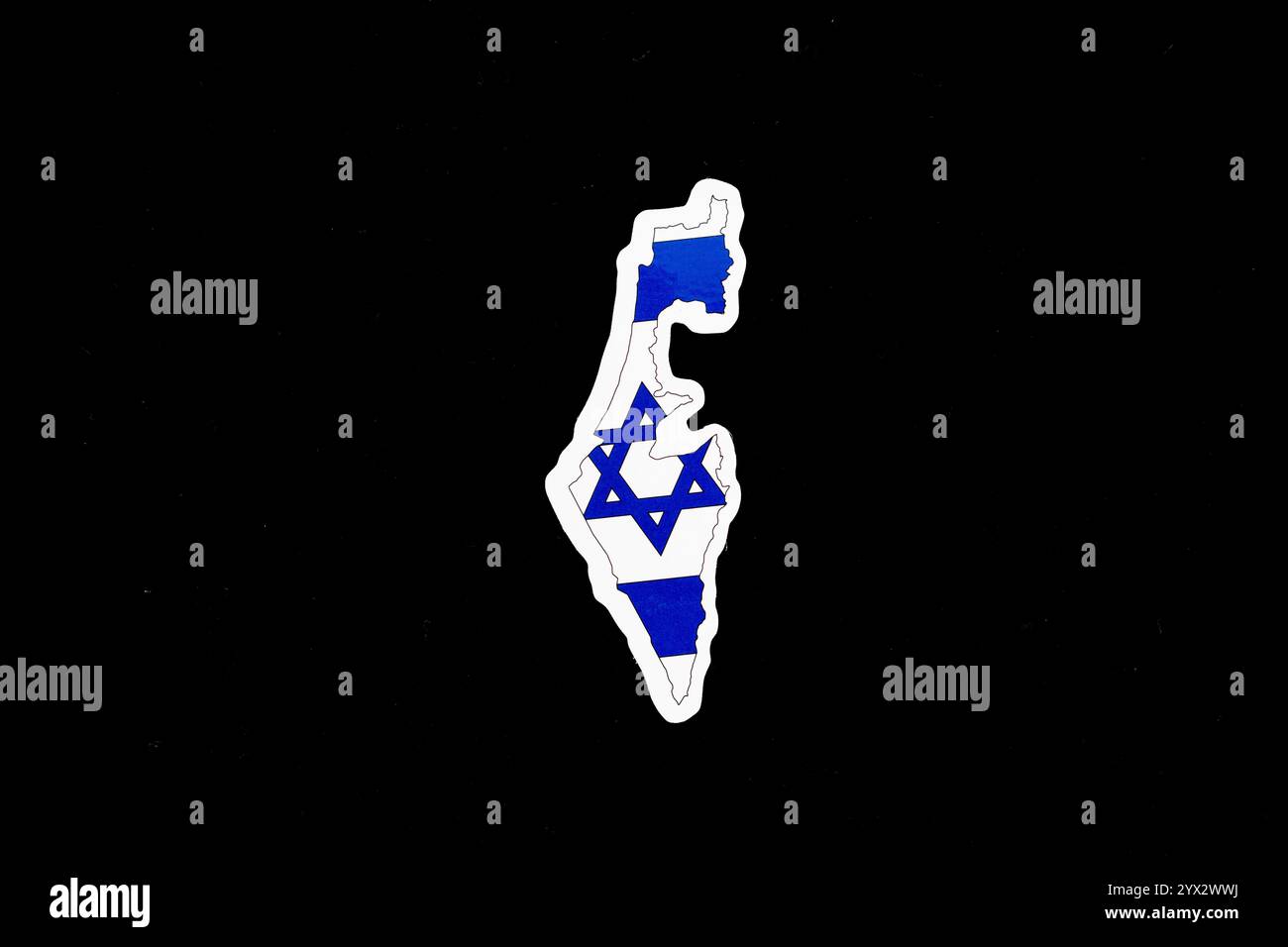 Israel map hi-res stock photography and images - Alamy