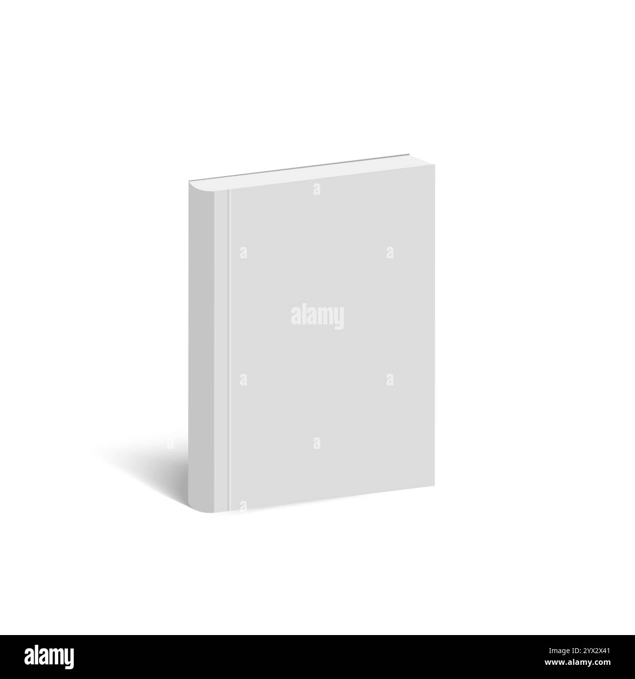 Realistic 3D Book Mockup Template Hardcover, Closed Diary Design for ...