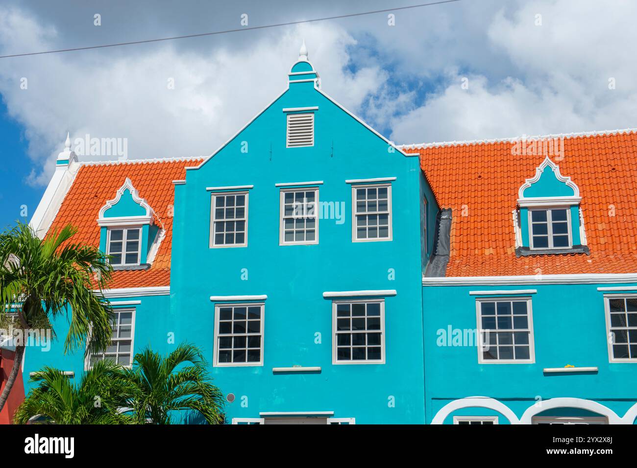Historic Dutch Style building in Otrobanda historic center in World ...